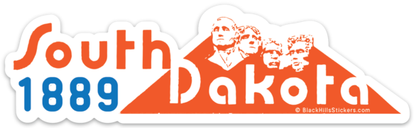 South Dakota 1889 – Black Hills Stickers & Apparel