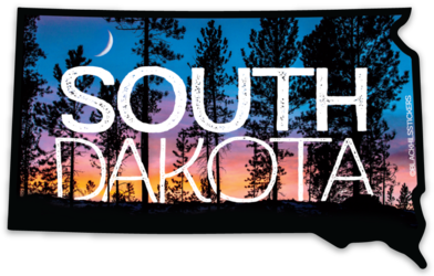 South Dakota Sunset Sticker – Black Hills Stickers & Apparel