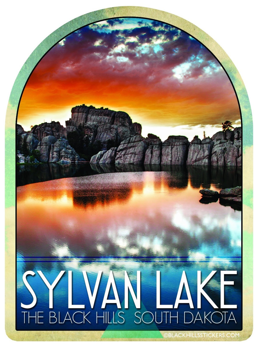 Sylvan Lake Sticker – Black Hills Stickers & Apparel